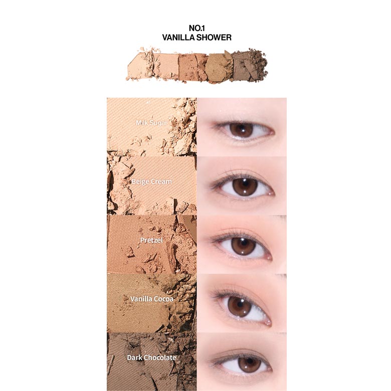 Unleashia - Mood Shower Eye Palette #1 Vanilla Shower – Asia's Lovers
